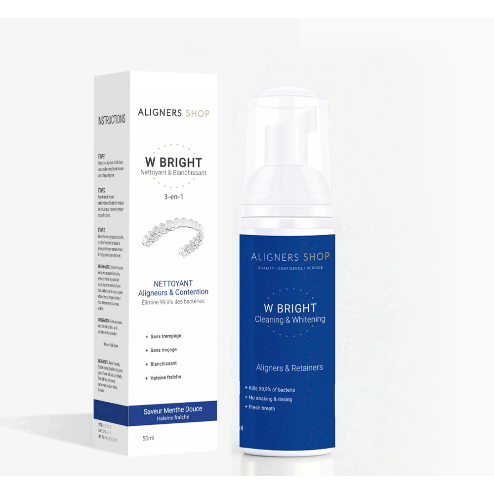 W Bright - Nettoyant aligneurs - ALIGNERS SHOP